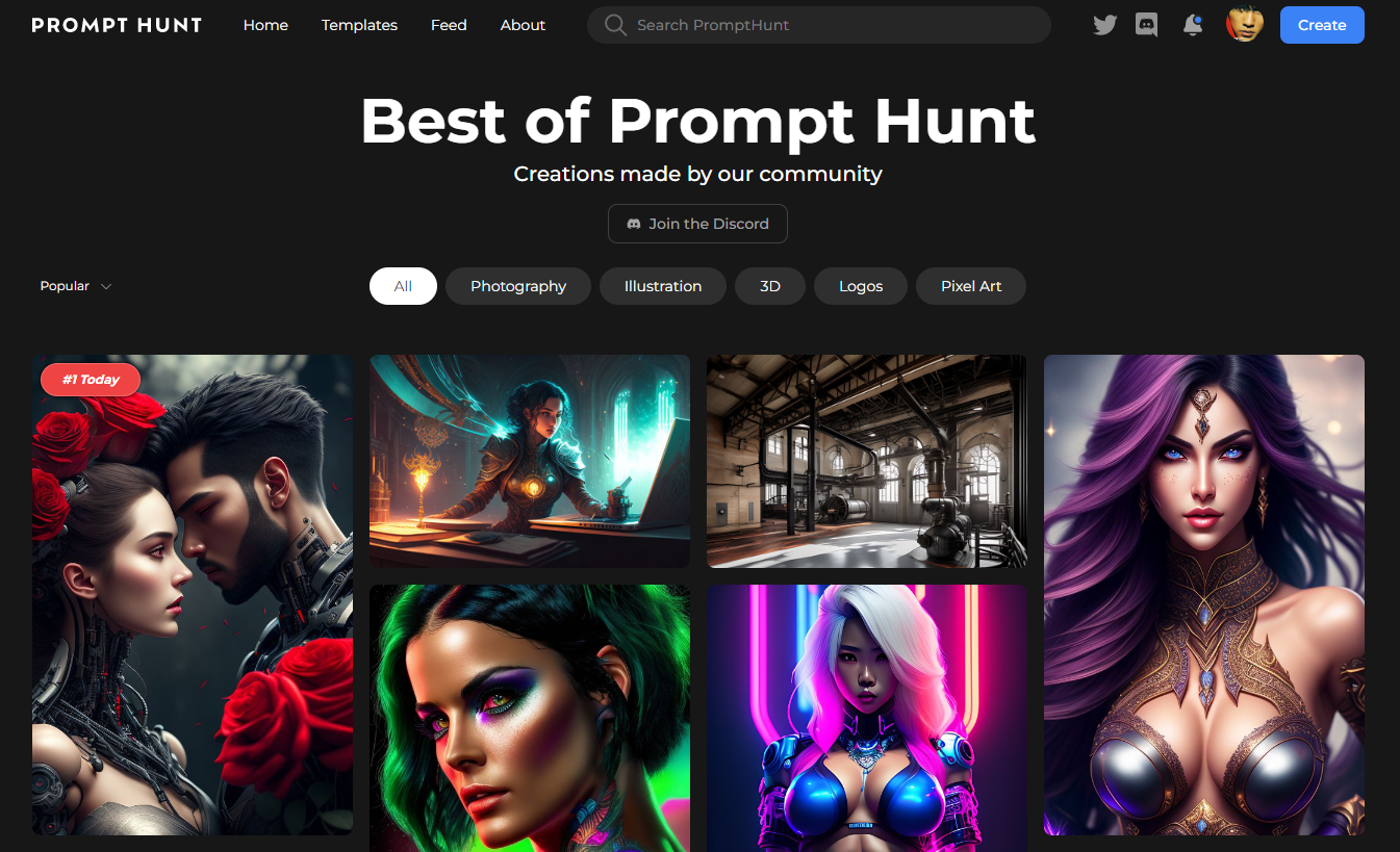 Prompt Hunt 提示词共享社区 | aitool.zyqok.com| ai工具网址导航,ai最新产品